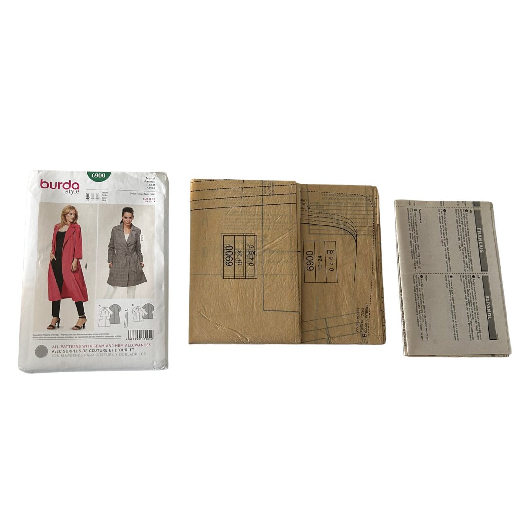 Burda 6900 Sewing Pattern, UNCUT and Factory Folded, Women's Light ...