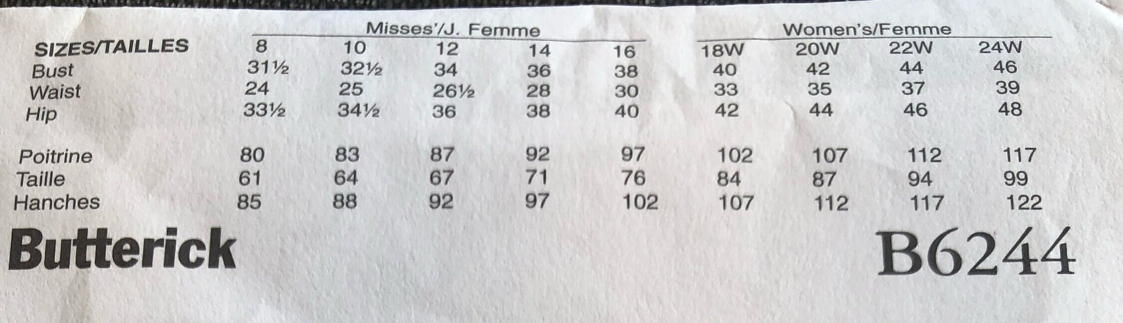 Butterick B6244 Sewing Pattern, Misses' Coat and Dress, UNCUT and ...