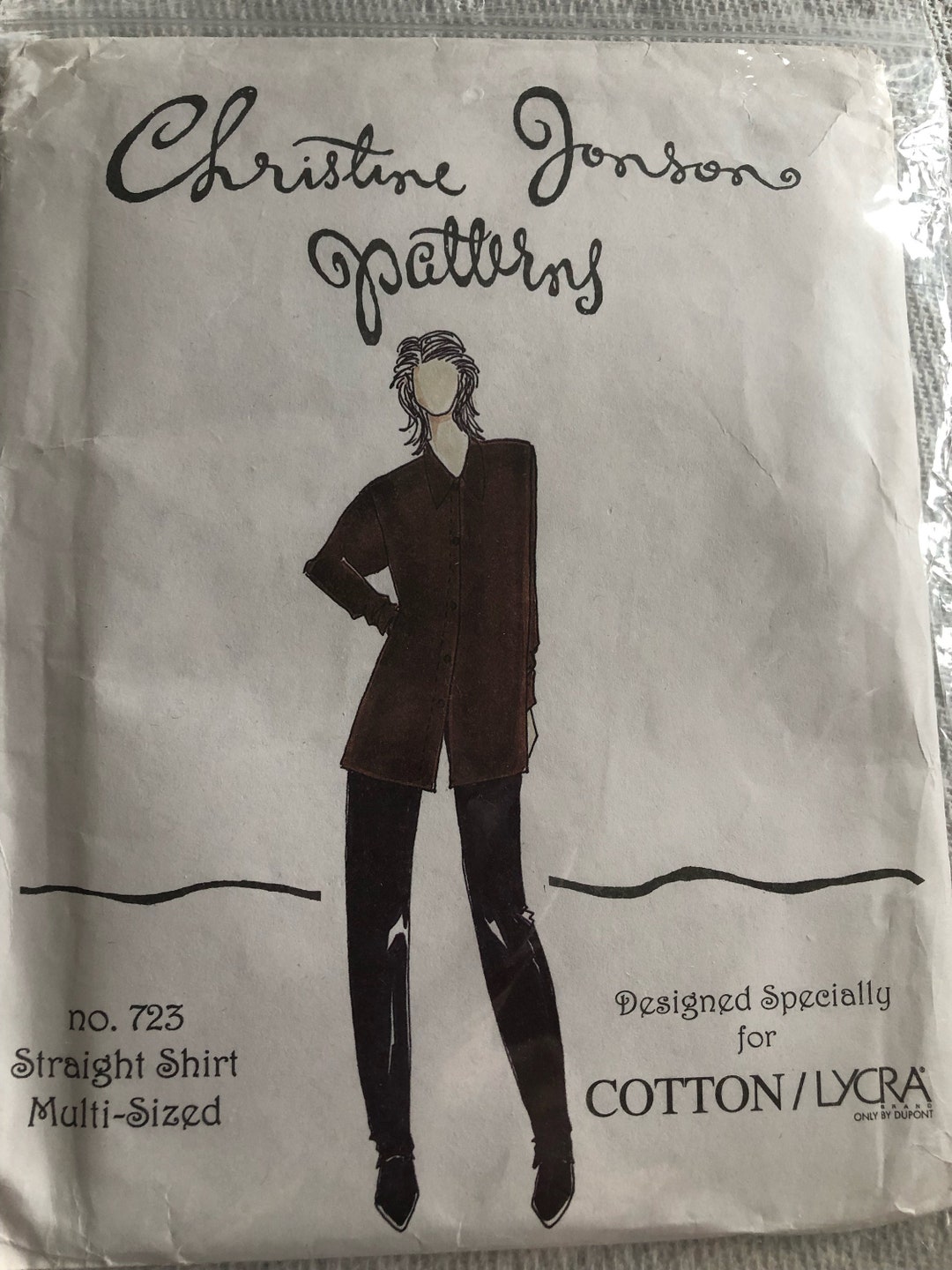 Christine Jonson Patterns Uncut And Factory Folded Ladies Straight