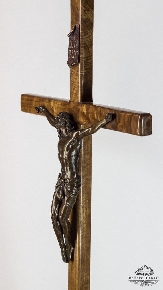 Tabletop Crucifix Incredibly Unique Artisan Handmade With | Etsy