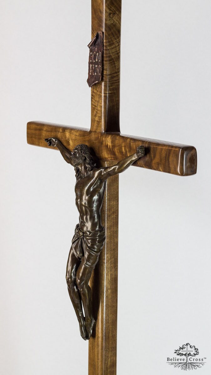 Tabletop Crucifix Incredibly Unique Artisan Handmade with | Etsy