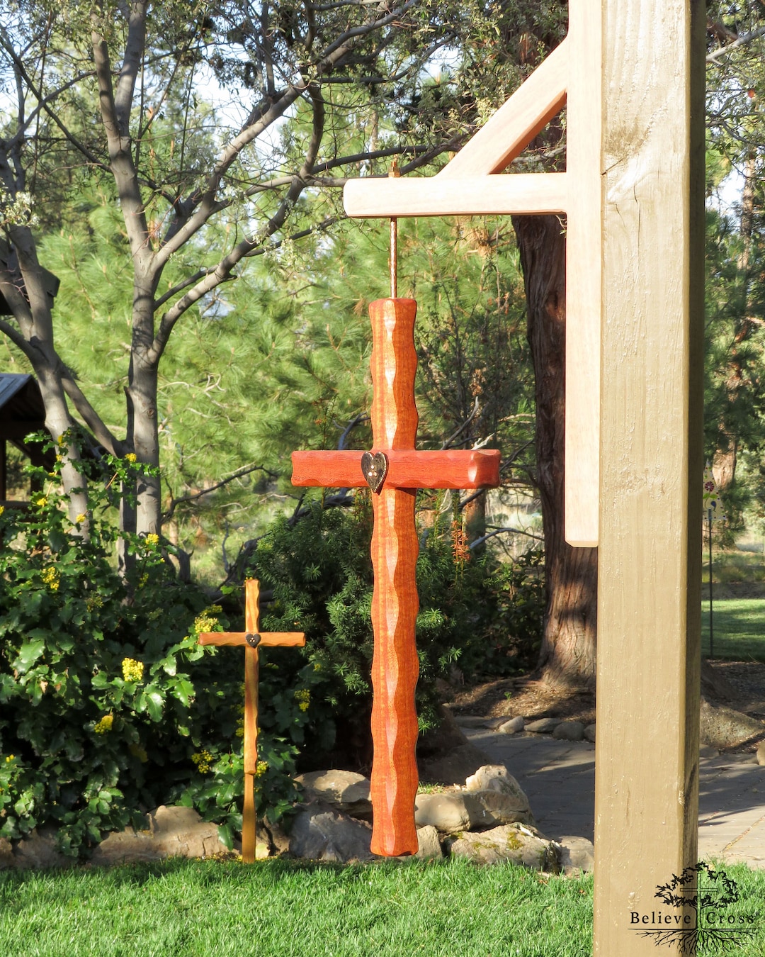 Outdoor Sweetheart Cross With Ranch Holder - Etsy