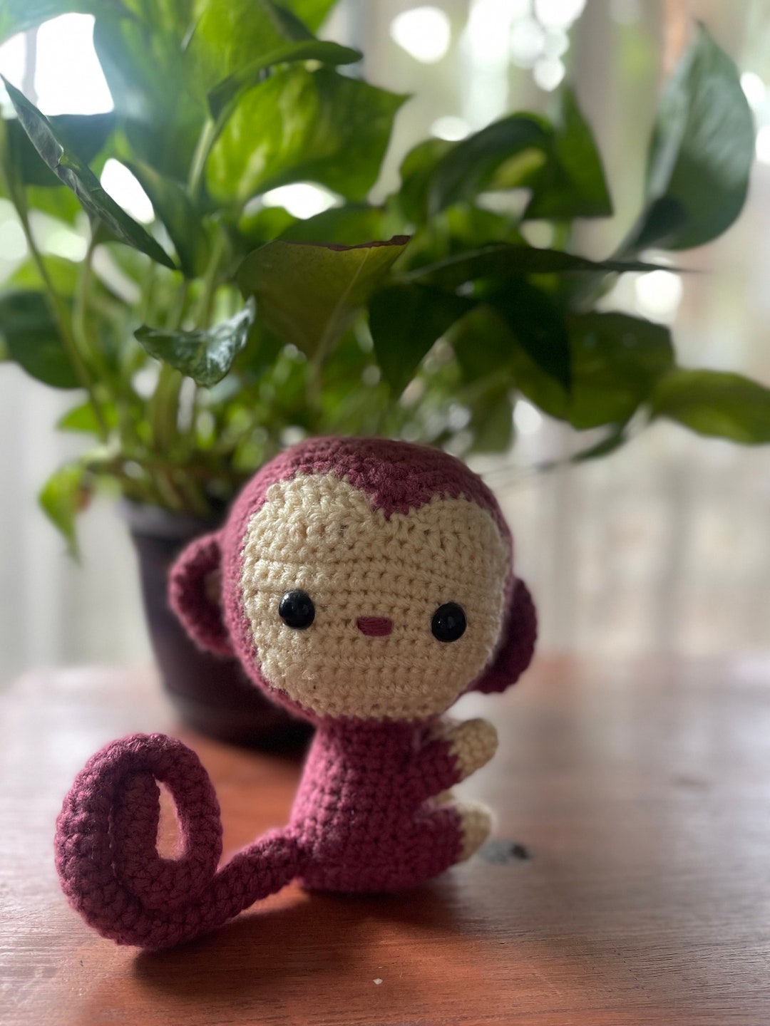 Handmade Berry Monkey Decorate Toy Plushie - Etsy