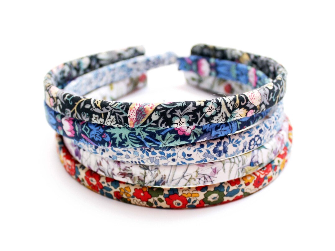 Liberty Print Alice Band - Slim Headband - Girls Floral Hair Band ...