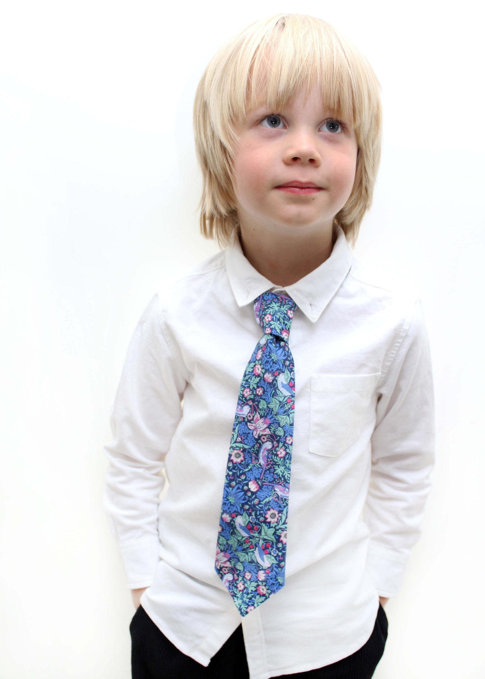 Boys Liberty Print Tie Page Boy Tie Toddler Formal Tie - Etsy