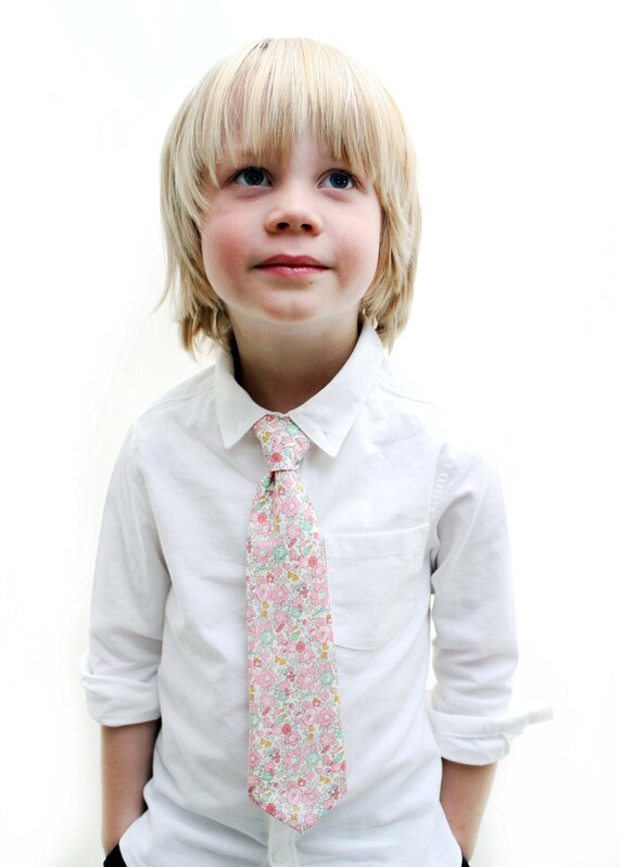 Boys Liberty Print Tie Page Boy Tie Toddler Formal Tie - Etsy