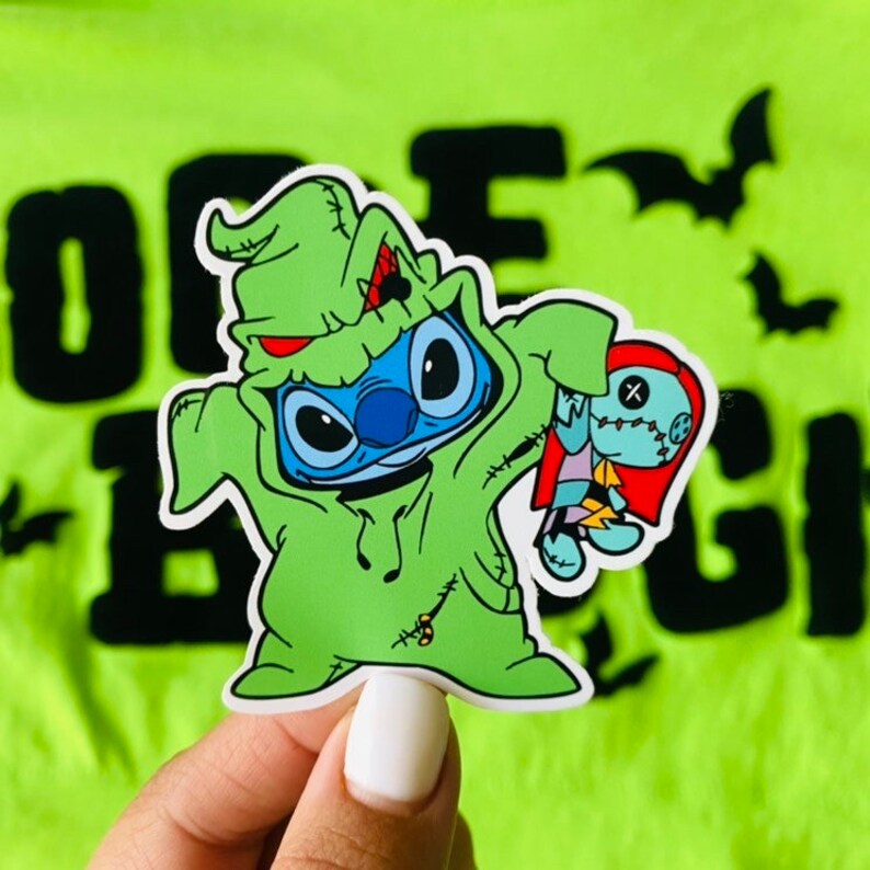 Oogie Boogie Stitch Sticker - Etsy