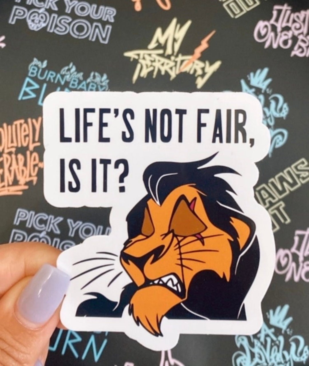 Disney Villain Scar Sticker - Etsy