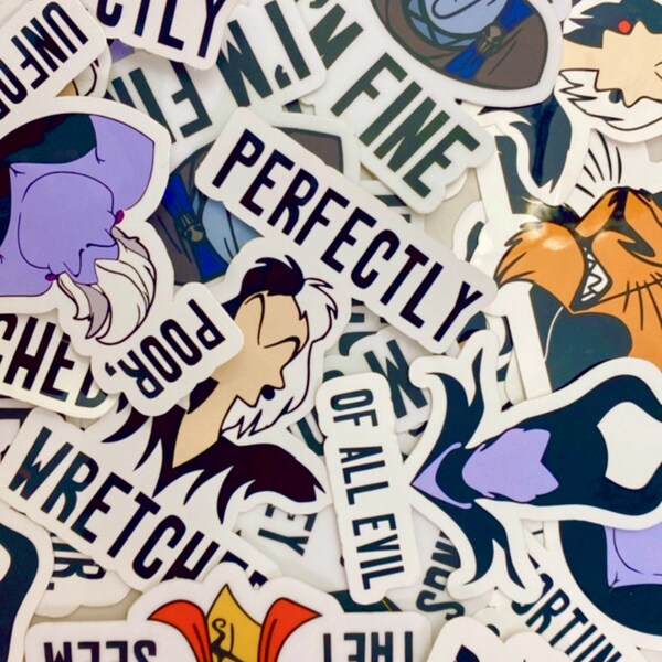 Villain Sticker - Etsy