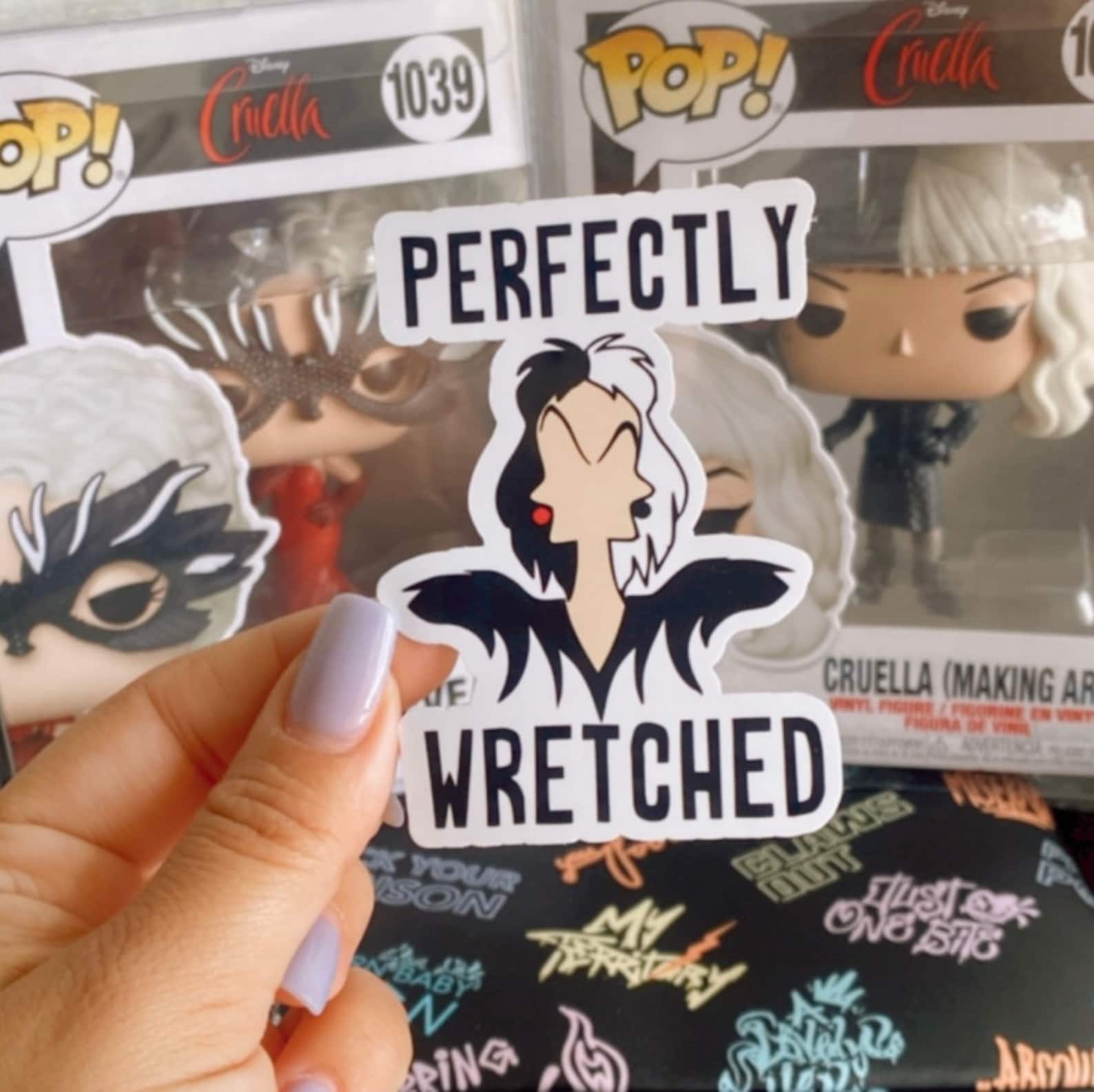 Disney Villain Cruella Sticker - Etsy