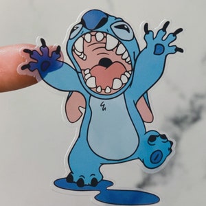 Stitch Godzilla Sticker - Etsy