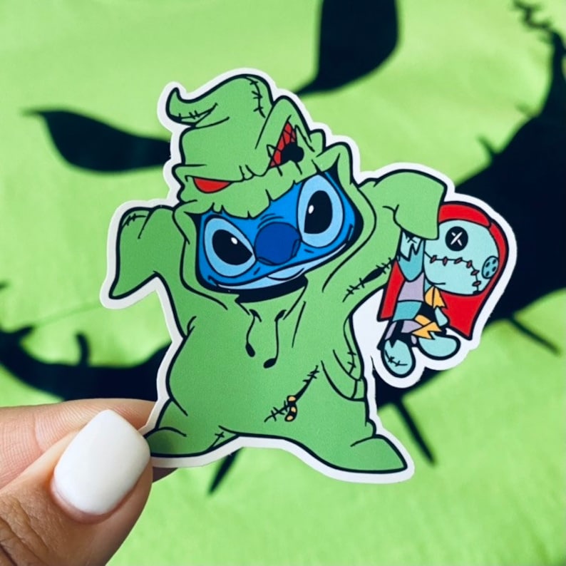 Oogie Boogie Stitch Sticker - Etsy