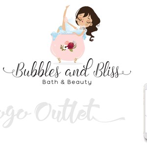 Bath Premade Logo Design & Blog Header - Web + Print + Watermark Files ...