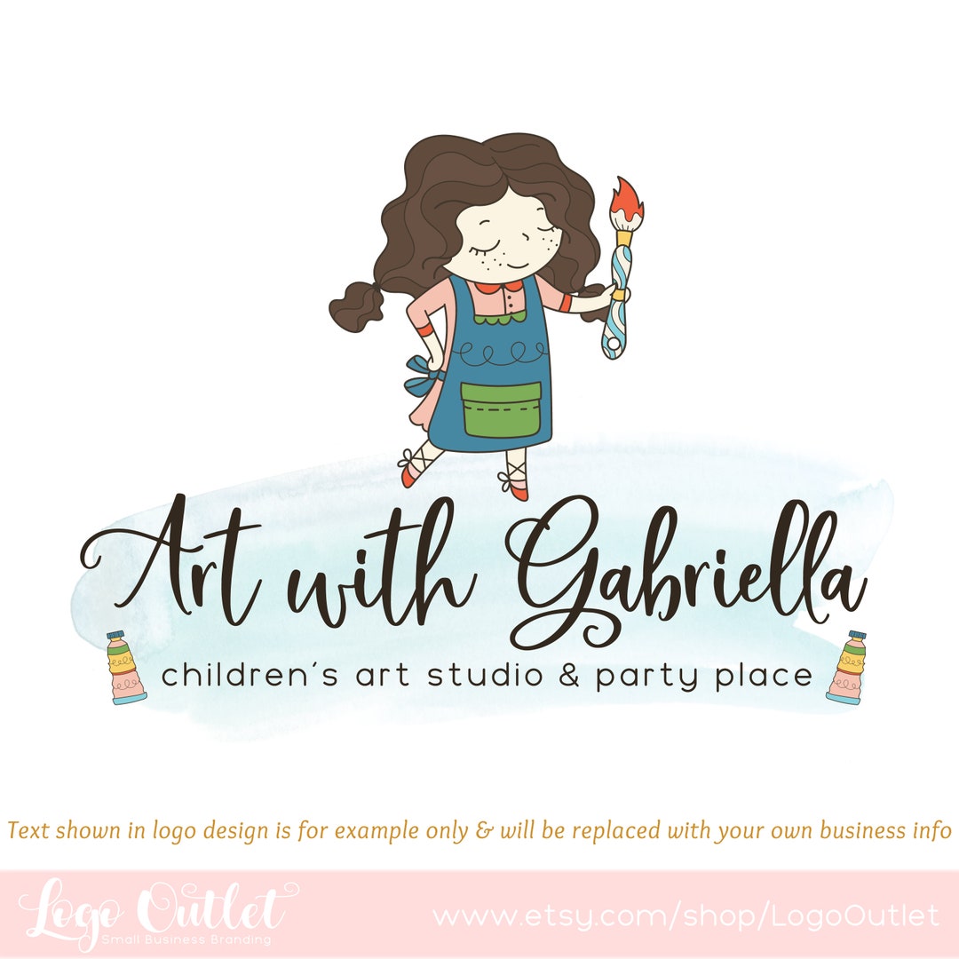 Artist Premade Logo Design & Blog Header - Includes Files for Web+print ...