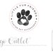 Paw Print Premade Logo Design Web Print Watermarks Files Perfect for ...