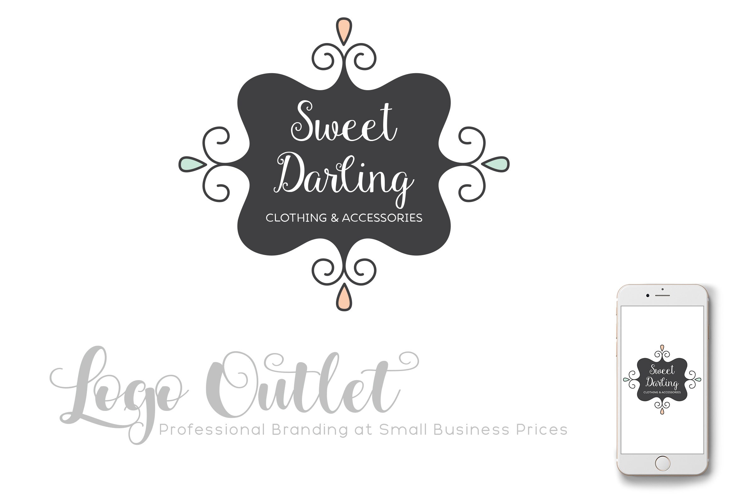 Modern Chic Premade Logo Design Includes Files for Web and - Etsy