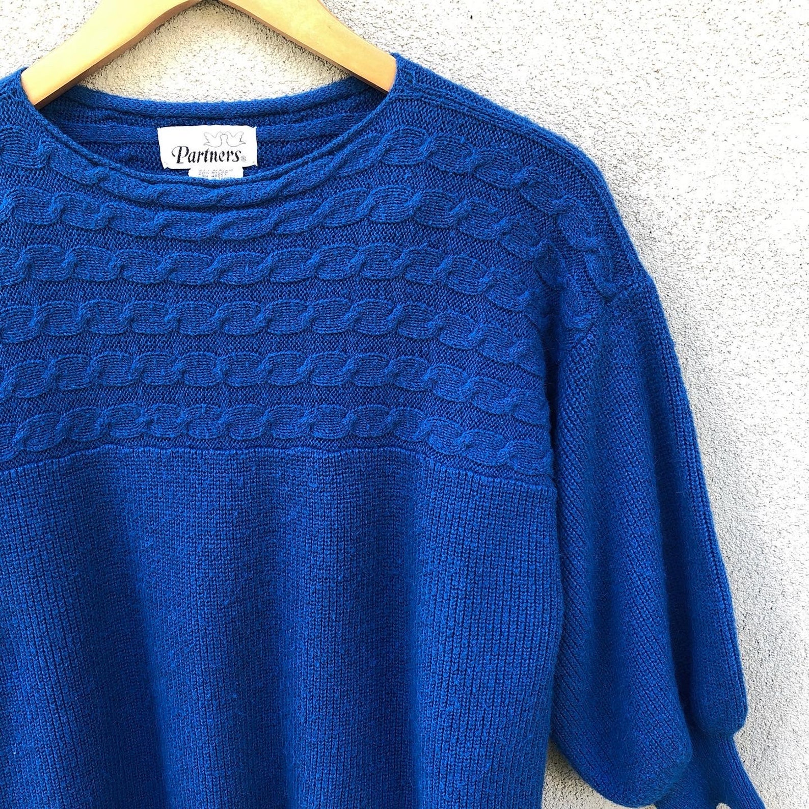 Royal Blue Partners Vintage Sweater - Etsy