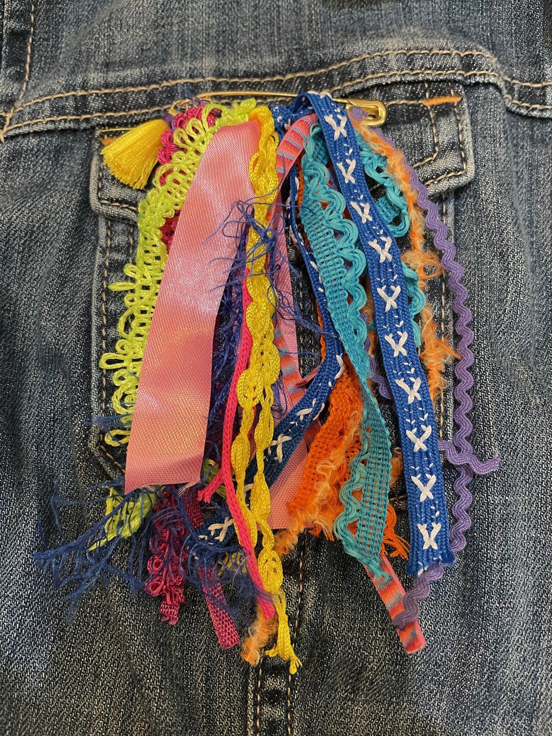 FREE SHIPPING: Textile Brooch, Art Pin, Mixed Media Pin, Jacket ...