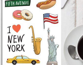 I Love New York - Etsy