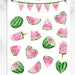 Watermelon Planner Stickers | Watercolour Stickers | Fruit Stickers ...