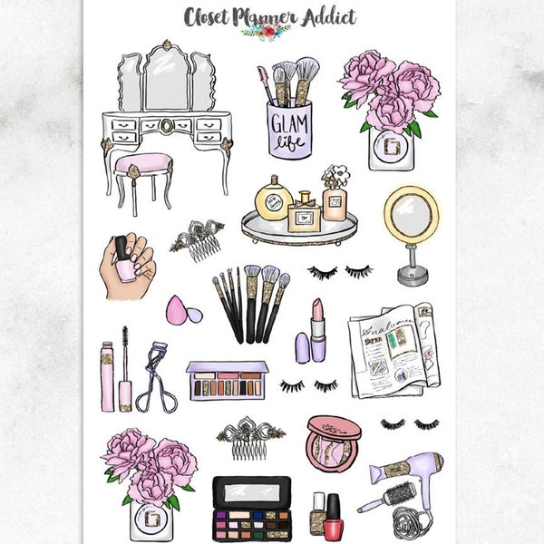 Makeup Stickers - Etsy