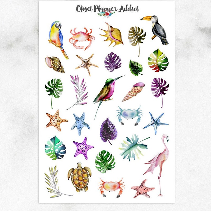 Tropical Planner - Etsy