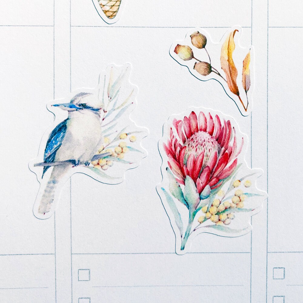 Australian Flora and Fauna Planner Stickers | Australian Plants ...
