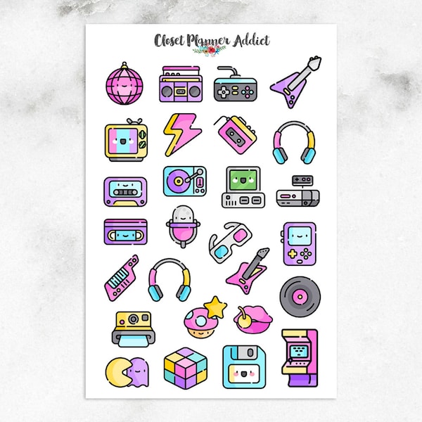 80s Stickers - Etsy