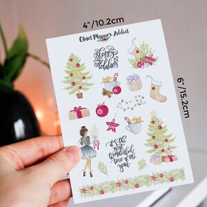 Magic of Christmas Planner Stickers Christmas Stickers - Etsy