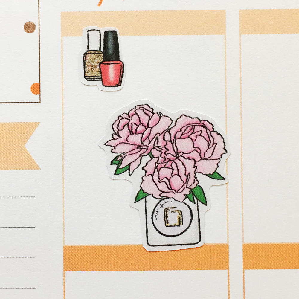 Beauty Babe Planner Stickers | Makeup Stickers | Cosmetics Stickers ...