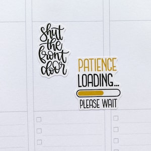 Sassy Quotes Part 3 Planner Stickers | Quote Stickers | Sassy Stickers ...