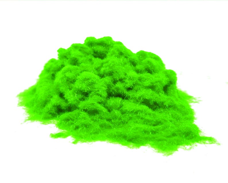 Flocking Fibre Powder (fluorescent Green) - 1mm Nylon Flock - Etsy