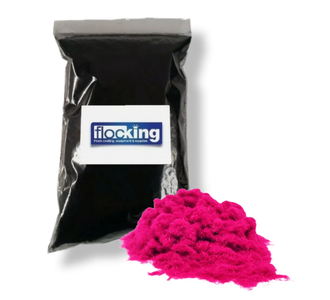 Flocking Fibre Powder (hot Pink) - 1mm Nylon Flock - Etsy
