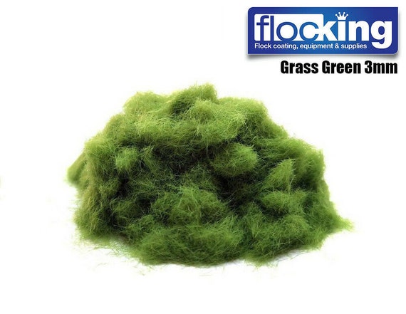 Grass 3mm FLOCK FIBRES Flocking Fibers - Etsy New Zealand