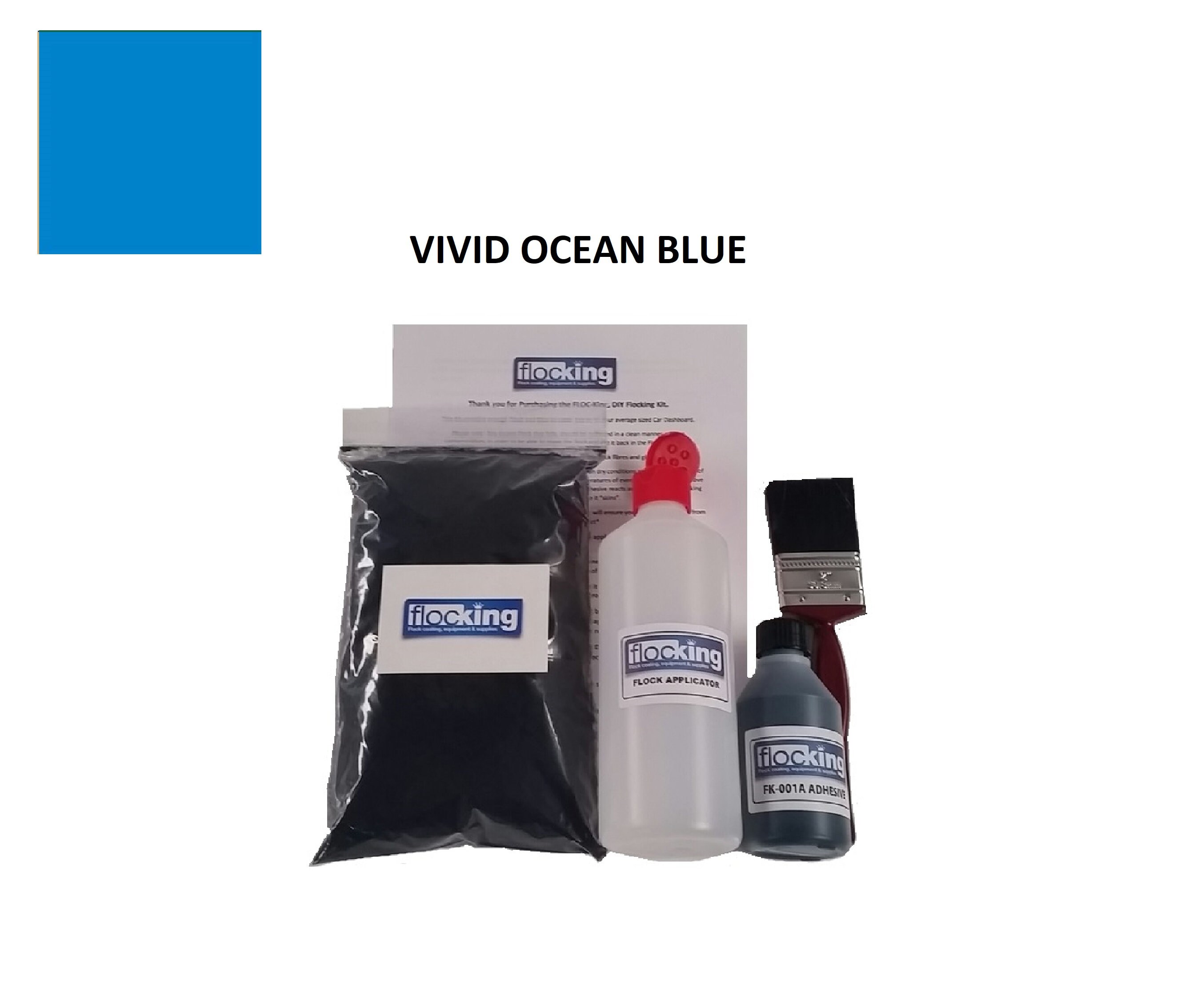 Anthracite Small DIY FLOCKING KIT Flocking Fibers - Etsy