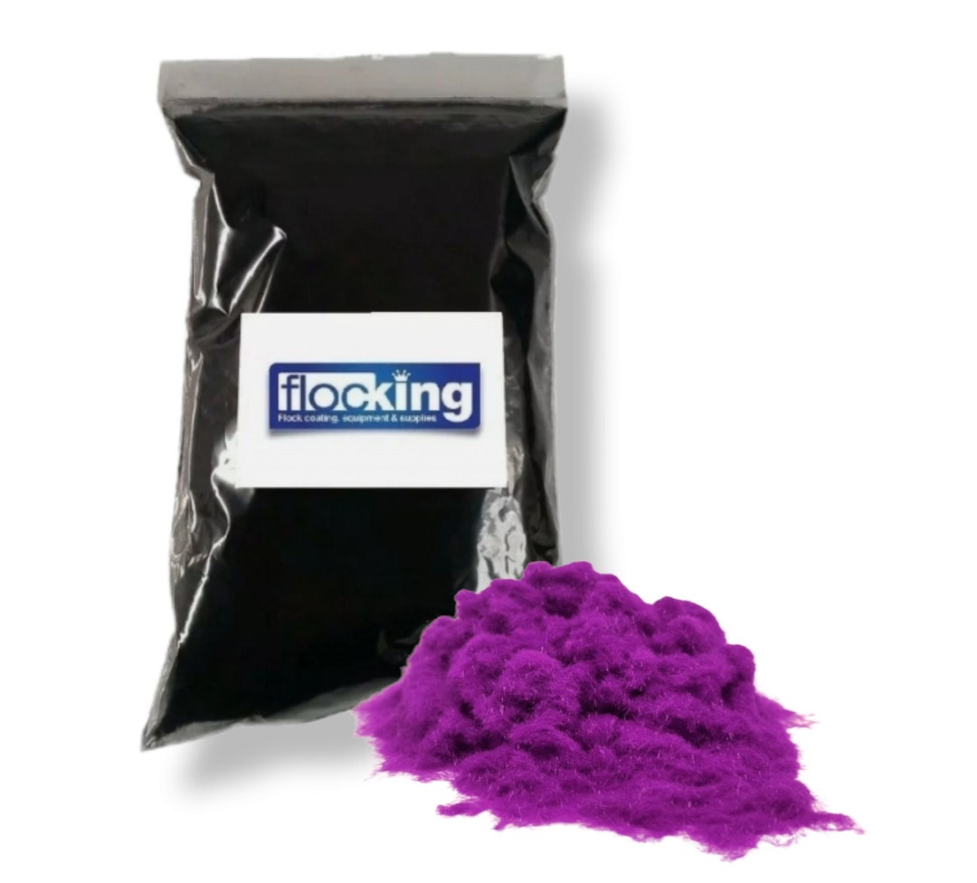 Flocking Fibre Powder (purple) - 1mm Nylon Flock - Etsy