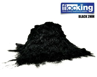 Black Flocking | Etsy