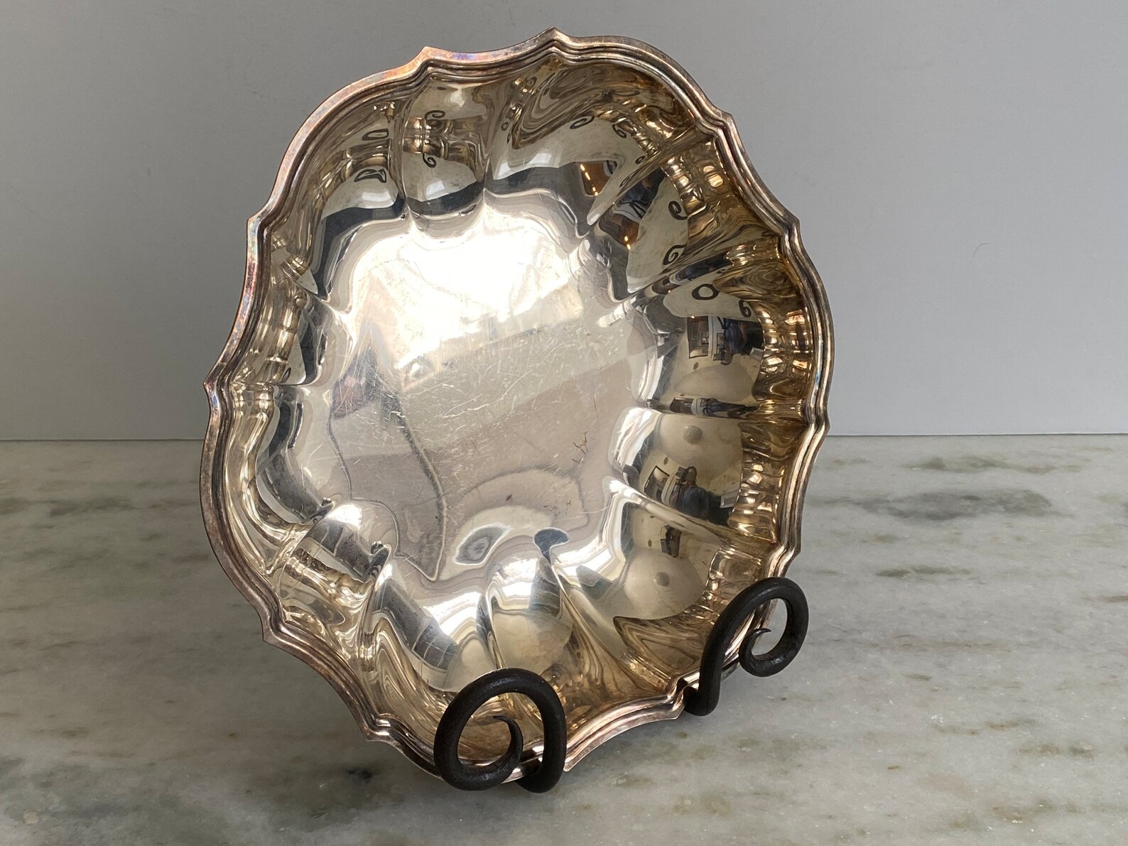 VINTAGE CHIPPENDALE BOWL -vintage Chippendale International Silver ...