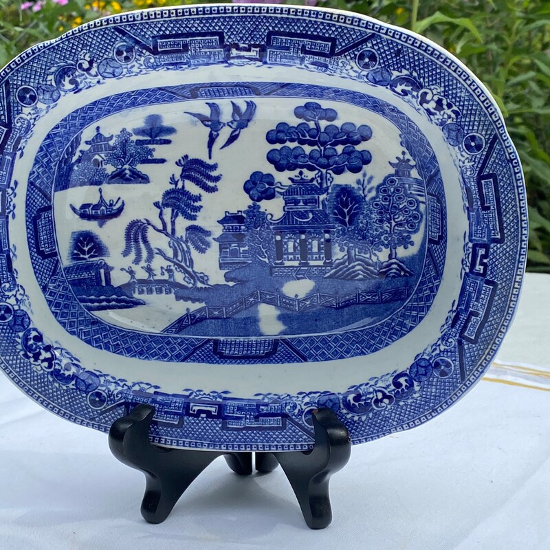 Vintage Blue Willow - Etsy