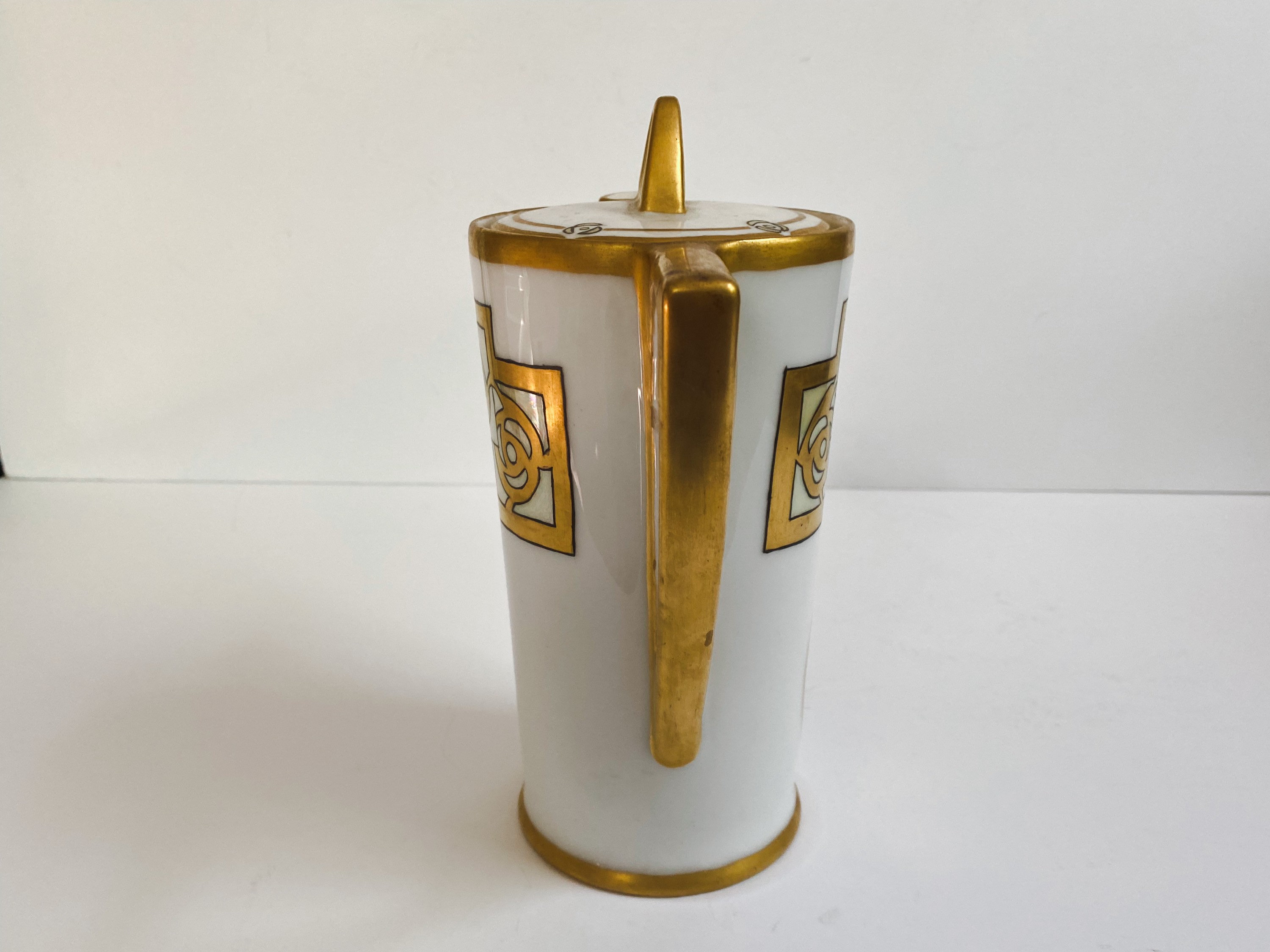VINTAGE Bavarian Porcelain Monogrammed Coffee Pot - Etsy
