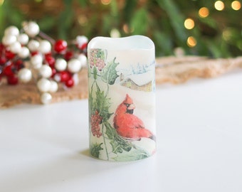 Cardinal Candle - Etsy