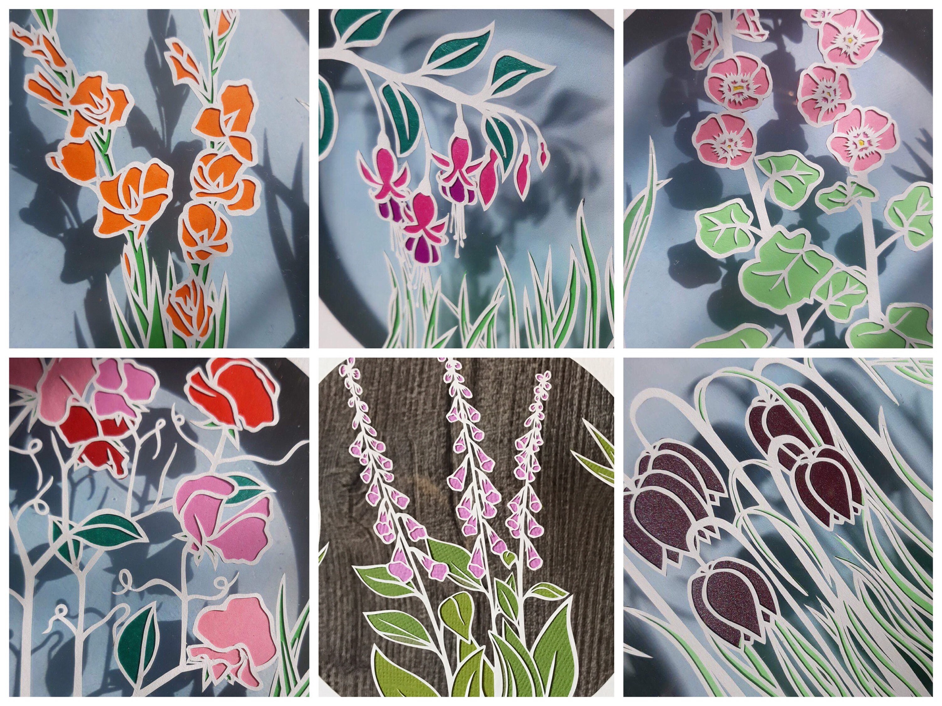 Full 3rd Flower Series Template Pack - 5 Flower Based Templates With 2 ...