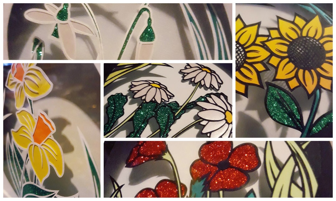 FULL Spring Series Template Pack - 5 Flower Based Templates With 2 ...