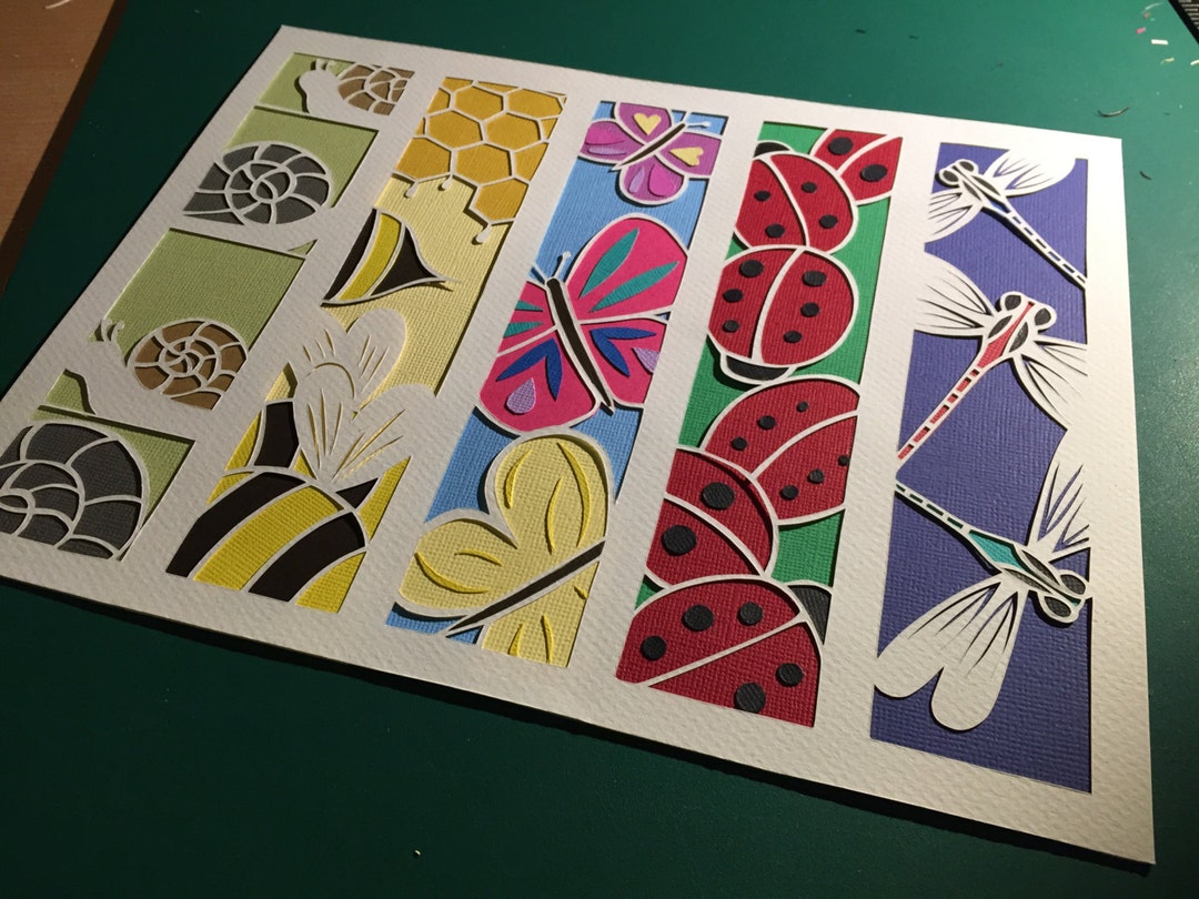 Bugs Panel Papercut PERSONAL USE TEMPLATE (digital Download Only) - Etsy