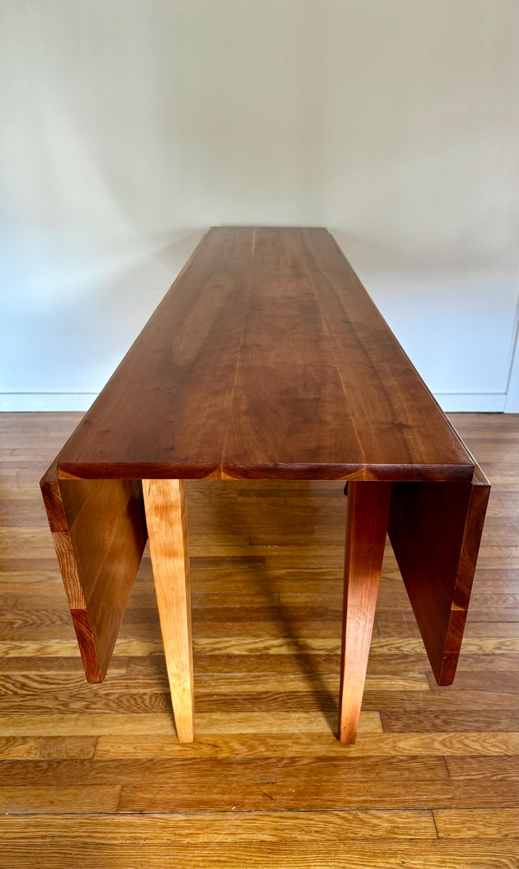Solid Cherry Drop Leaf Shaker Table by Harden SHIPPING NOT FREE - Etsy