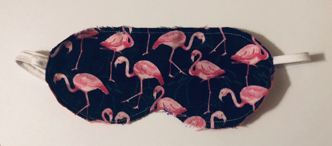 Washable/reusable Sleep Mask: Pink Flamingos - Etsy