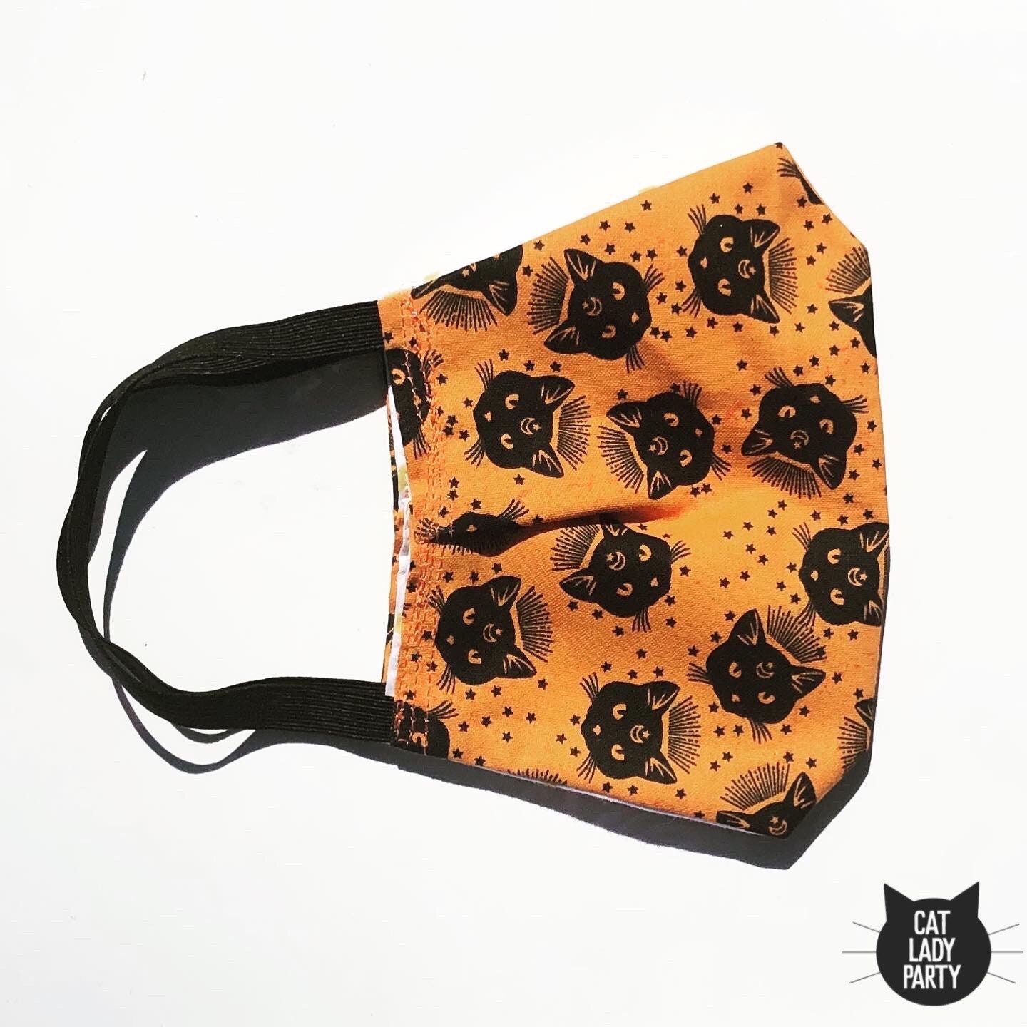 Moon Cats: Washable/reusable Face Mask From Catladyparty - Etsy Denmark