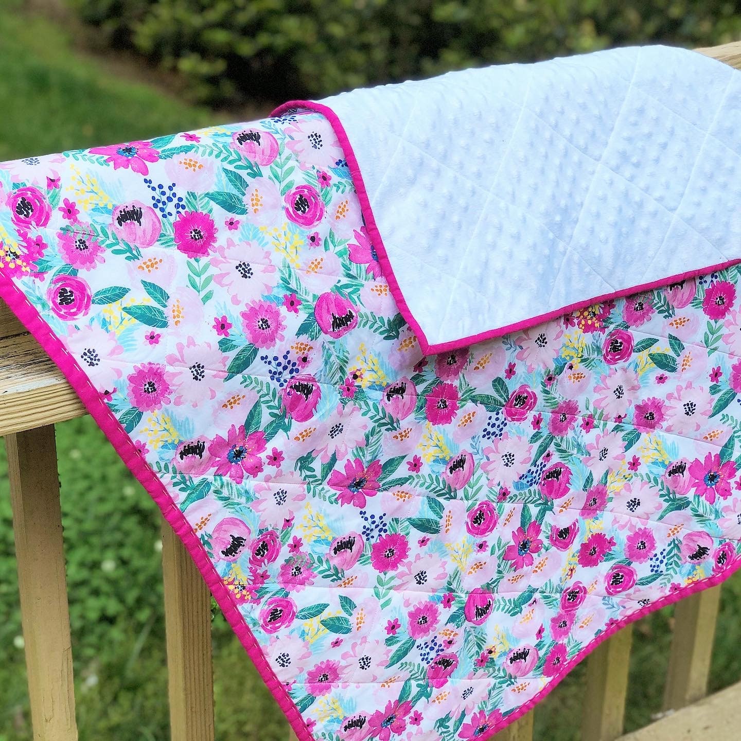 Custom Whole-cloth Baby Quilt | Etsy