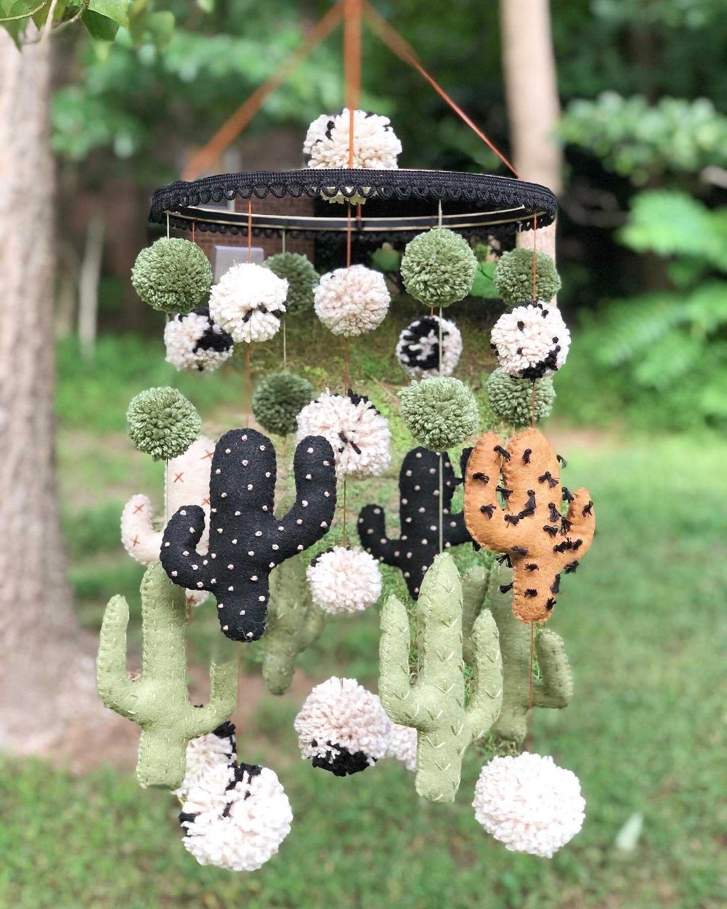 Southwest Cactus Baby Mobile - Etsy