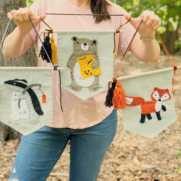 Woodland Banner - Etsy